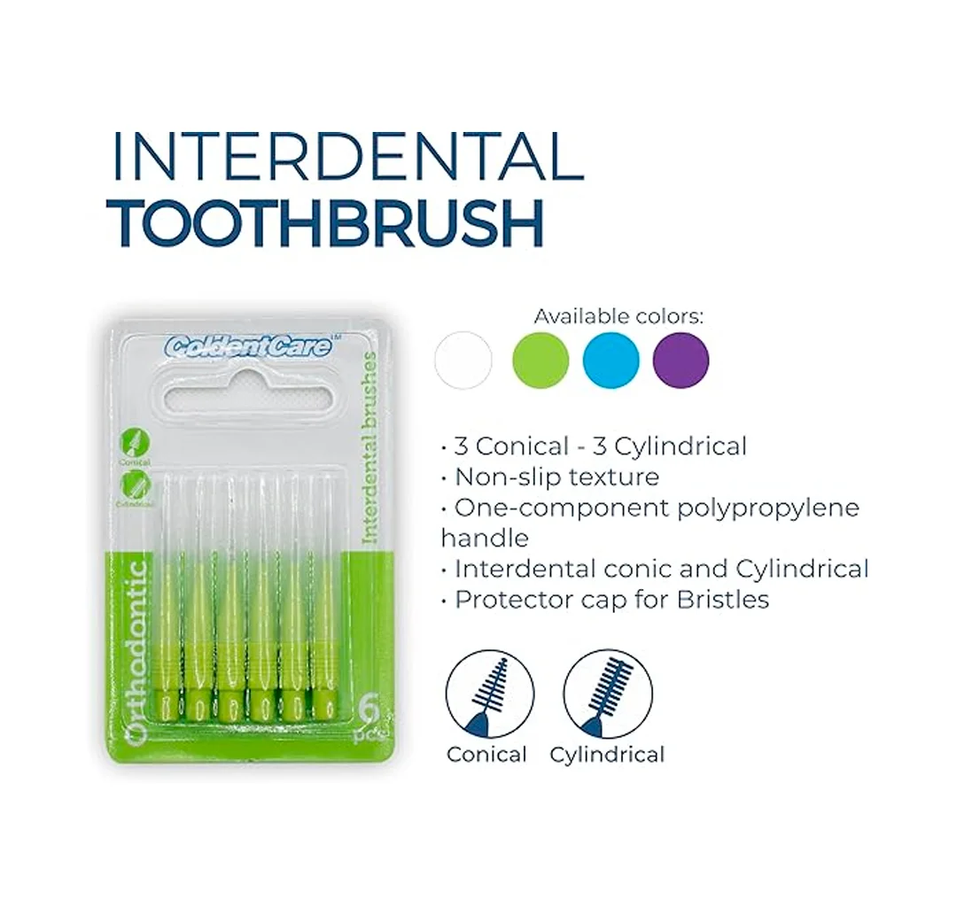 Interdental Toothbrush – 2 blisters with 6 brushes each 12 pcs – K152 ...